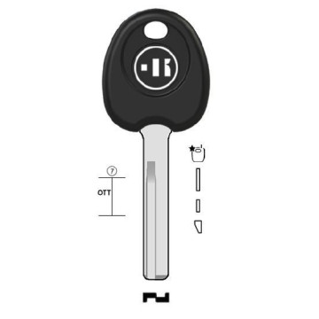 HY21TK keyline | pod keys | clé transpondeur | keyline France | keyfirst - Keyfirst