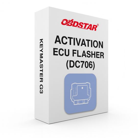 OBDSTAR KEYMASTER G3 | Activación ECU Flasher DC706 (ECM/TCM/Body ...